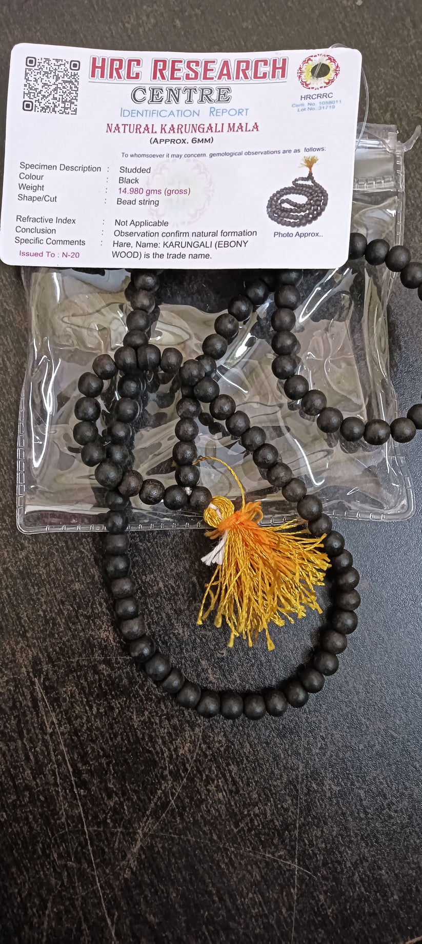 Certified Karungali Mala | Karungali Mala Benefits and Price – Hare ...