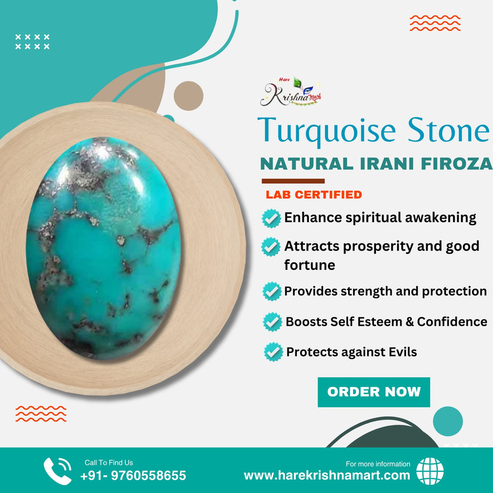 Certified Irani Firoza(Turquoise)| Original Turquoise Stone (Firoza ...